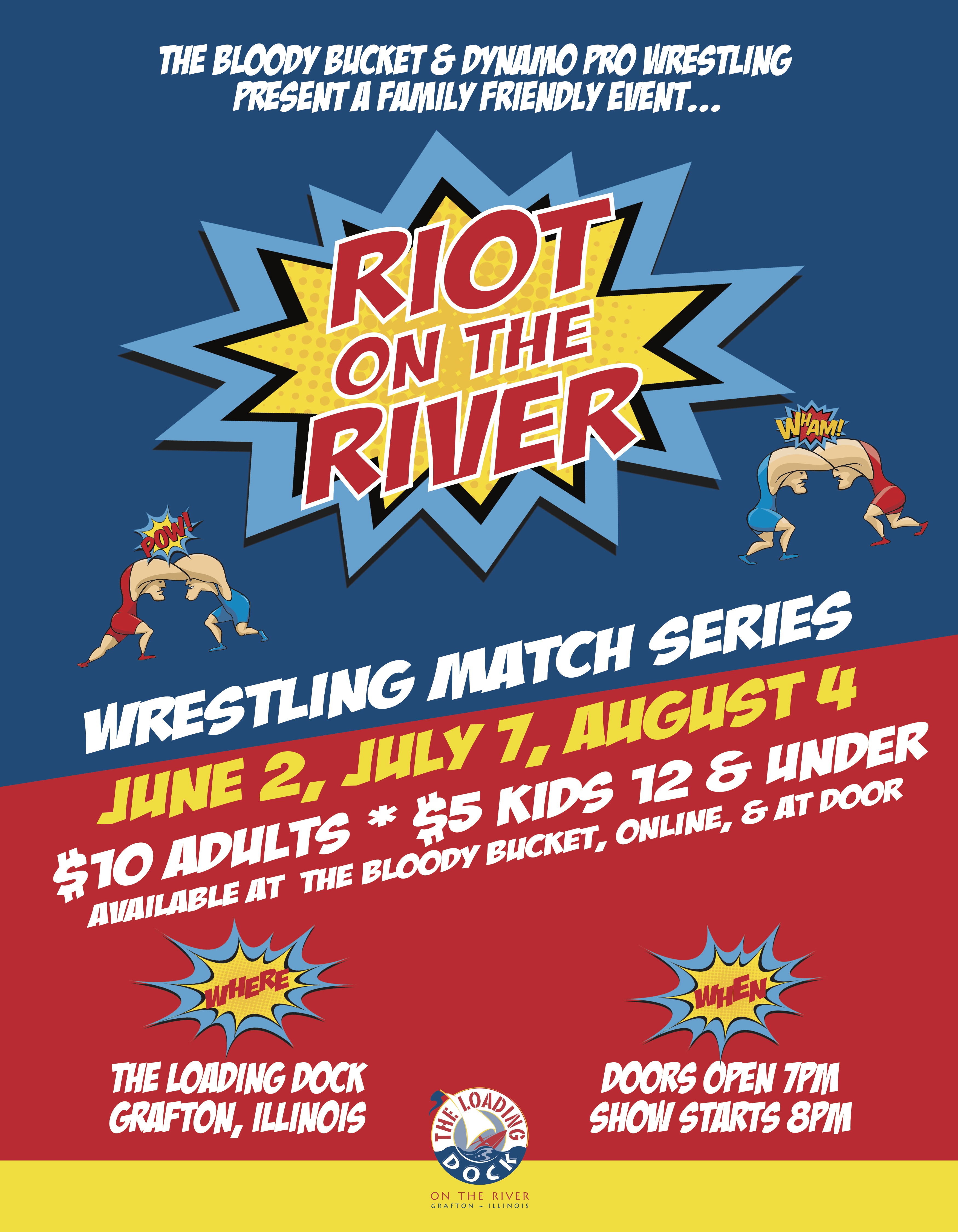 The Loading Dock’s summer wrestling series begins in Grafton, June 2 ...
